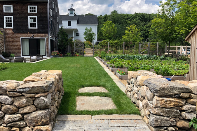 Reclaimed Stone: A Well-Worn Path | a Blade of Grass | Boston Landscape ...